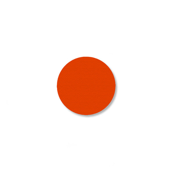 1" ORANGE 5s Floor Marking DOT - Mighty Line | Shop Mighty Line Safety ...