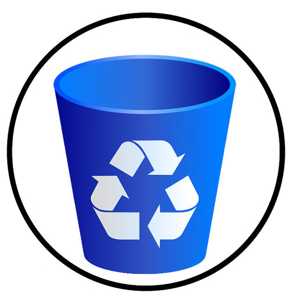 Recycle Container Here Sign - 1 Sign | Shop Mighty Line Safety Floor ...