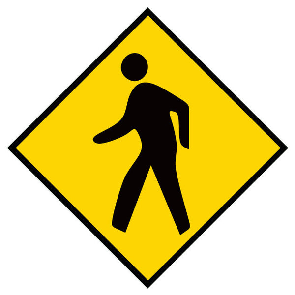 Mighty Line Pedestrian - 1 Sign | Shop Mighty Line Safety Floor Tapes ...